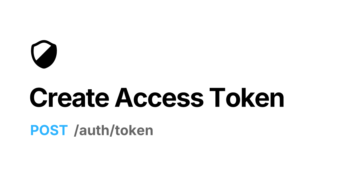 Create Access Token — MoneyKit Docs Create Access Token — MoneyKit Docs